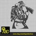 Fireman Design Laser Cut Svg Dxf Files Wall Sticker Engraving Decal ...