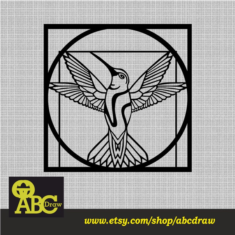 Bird Design Laser Cut Svg Dxf Files Wall Sticker Engraving - Etsy