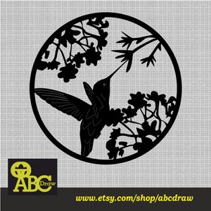 Bird Design Laser Cut Svg Dxf Files Wall Sticker Engraving Decal ...
