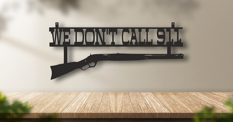 Rifel 911 Design Laser Cut Svg Dxf Files Wall Sticker Engraving Decal ...