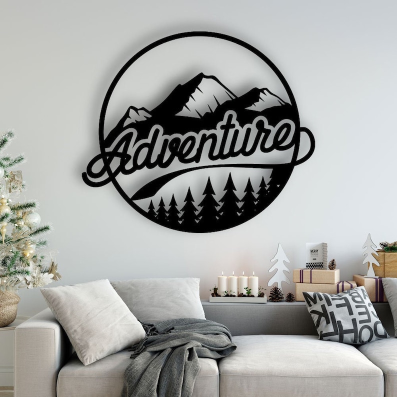 Adventurer Design Laser Cut Svg Dxf Files Wall Sticker - Etsy