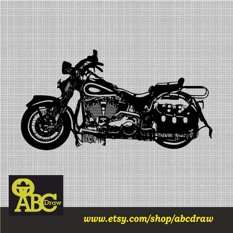 Harley Davidson Laser Cut Svg Dxf Files Wall Sticker Engraving Decal ...