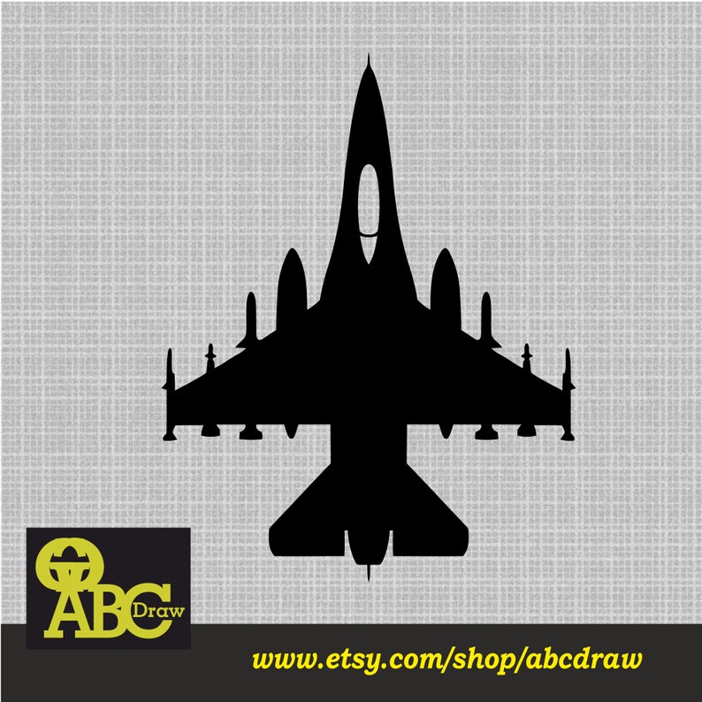 F-16 Design Laser Cut Svg Dxf Files Wall Sticker Engraving | Etsy