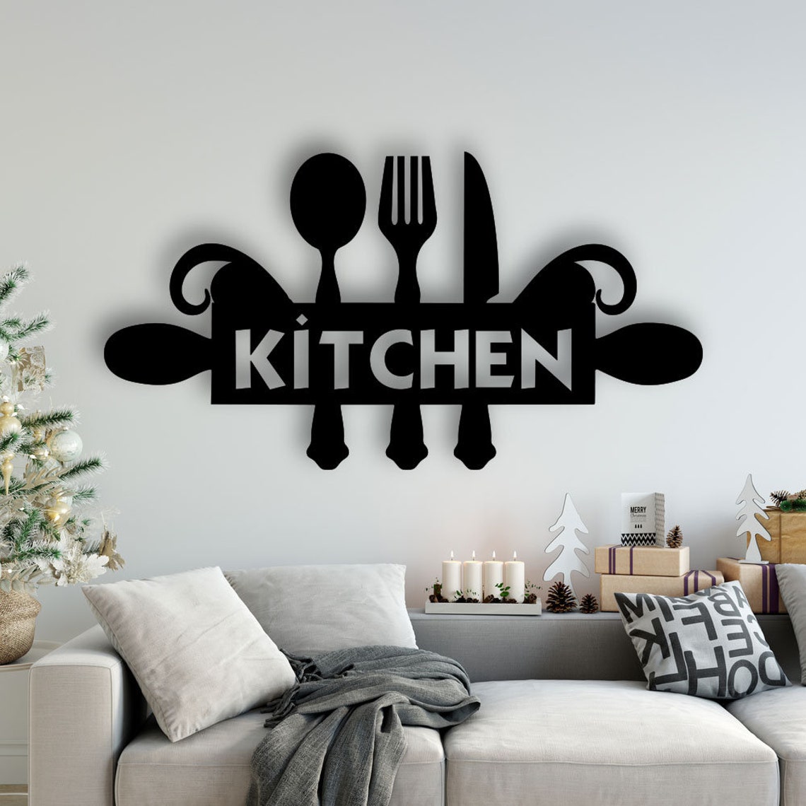 Kitchen Design Laser Cut Svg Dxf Files Wall Sticker Engraving - Etsy Canada