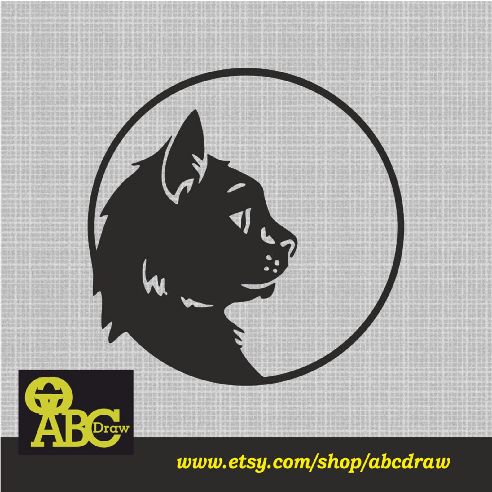 Cat Design Laser Cut Svg Dxf Files Wall Sticker Engraving - Etsy Australia