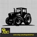 Tractor Design Laser Cut Svg Dxf Files Wall Sticker Engraving Decal ...