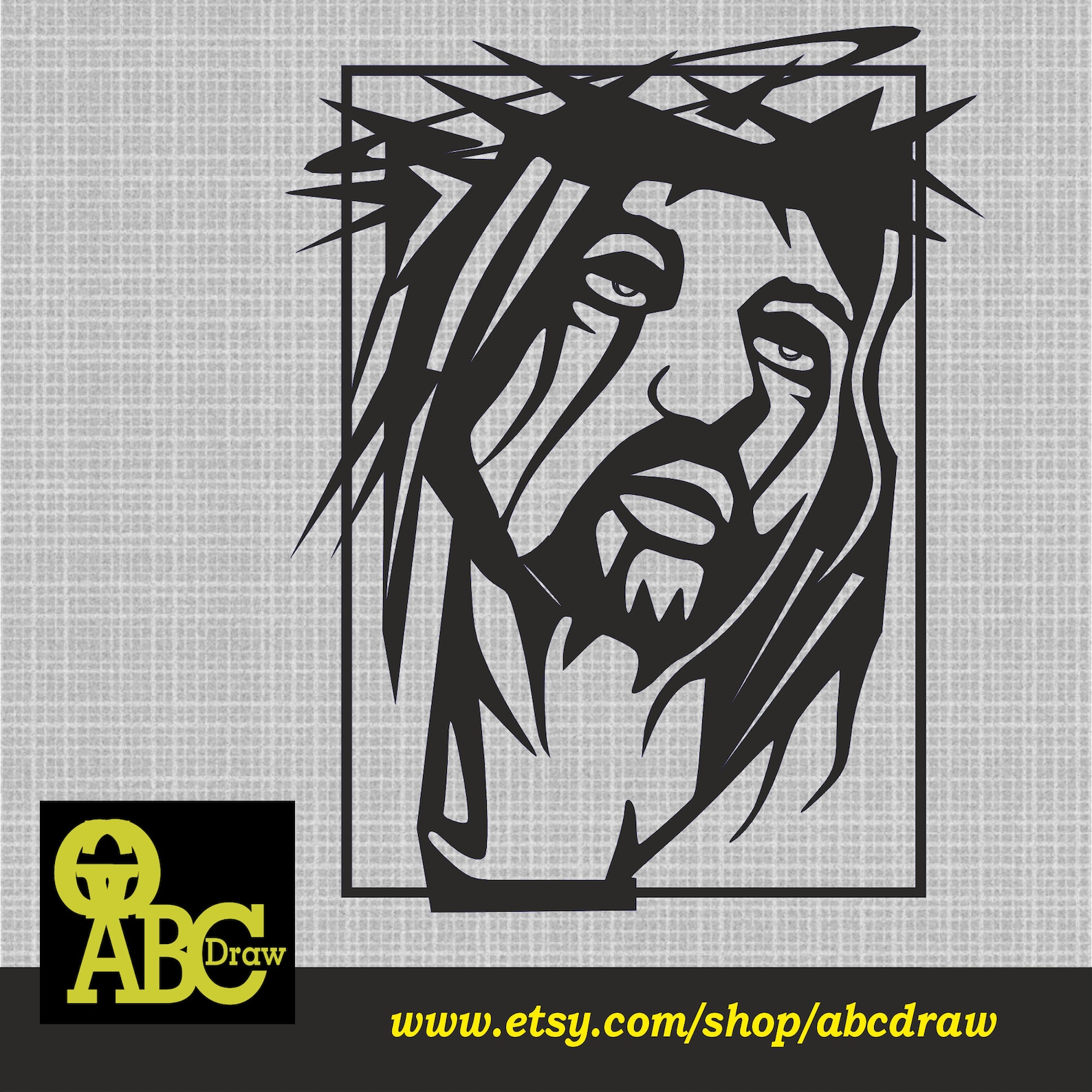Cristo Design Laser Cut Svg Dxf Files Wall Sticker Engraving | Etsy