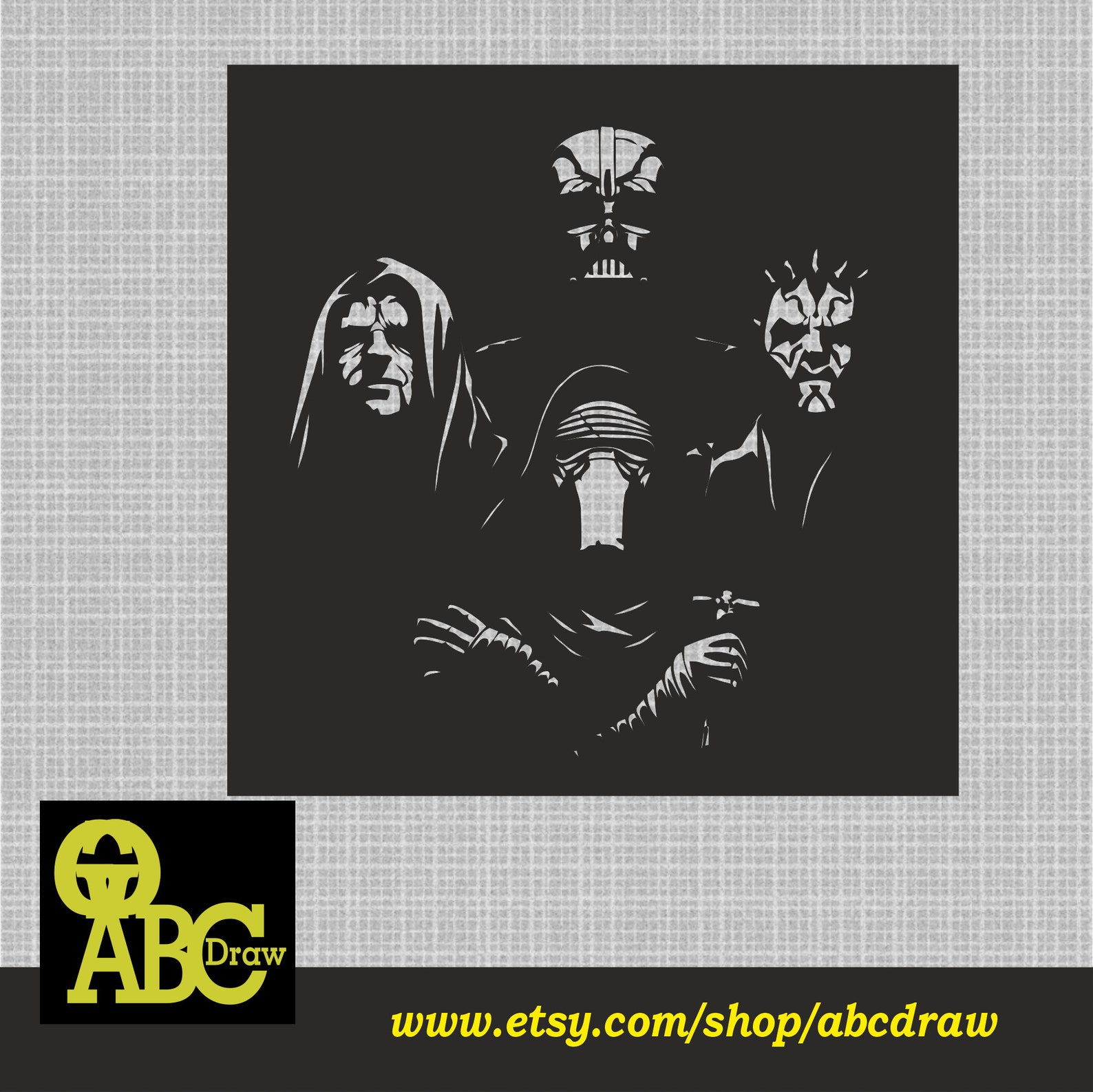 Star Wars Design Laser Cut Svg Dxf Files Wall Sticker - Etsy Canada