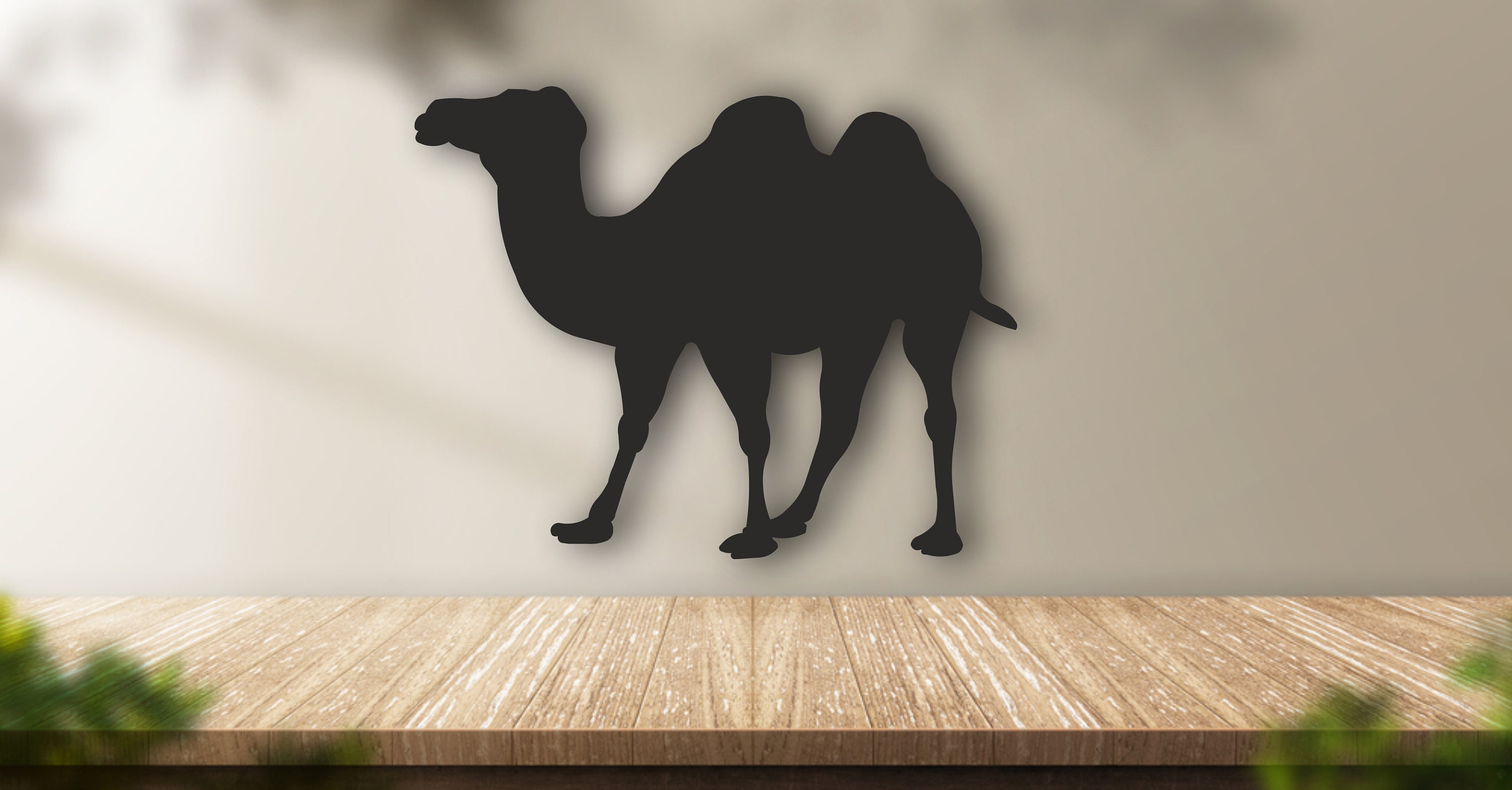 Camel Design corte láser svg dxf archivos pegatina de pared - Etsy España