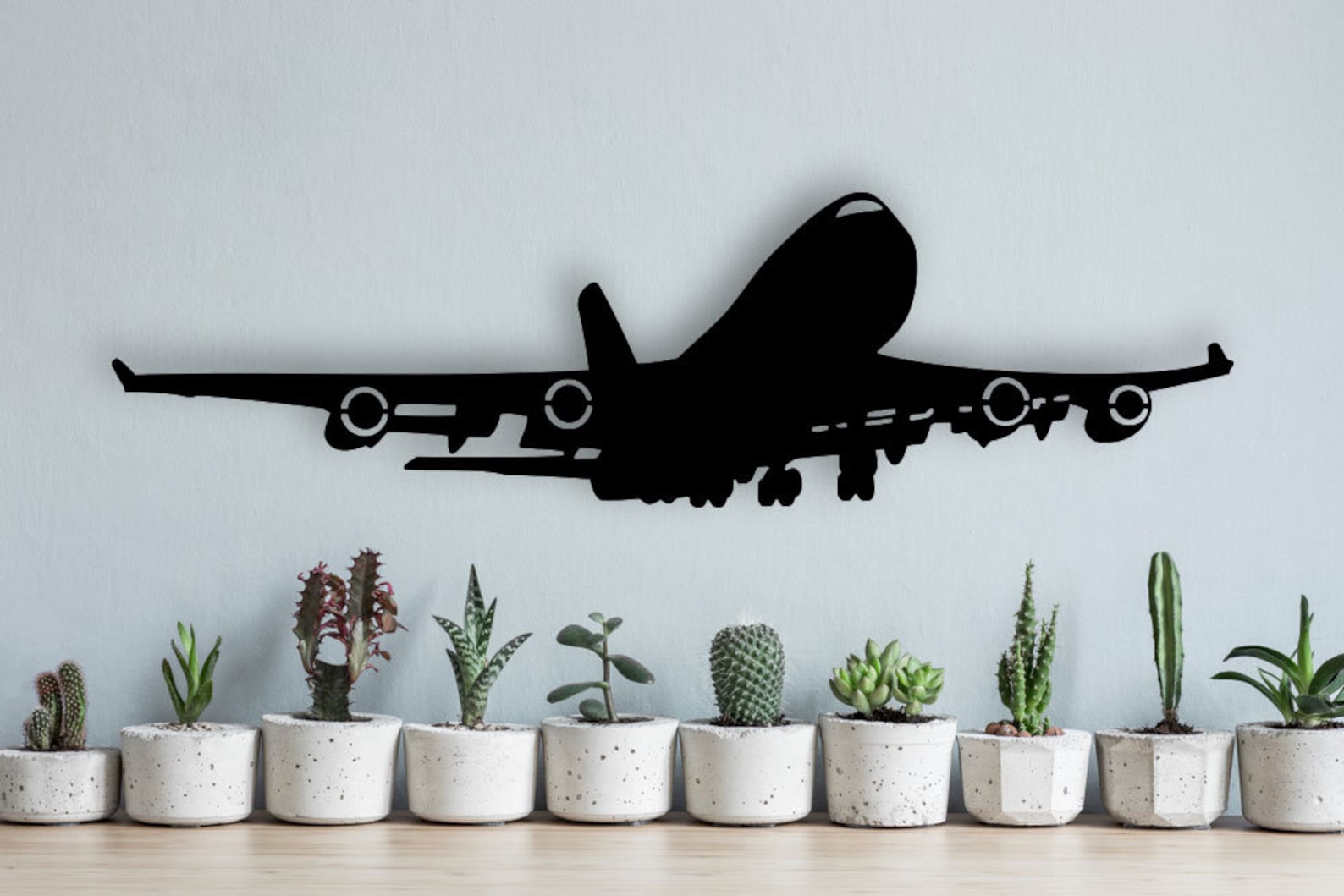 Plane Design Laser Cut Svg Dxf Files Wall Sticker Engraving | Etsy