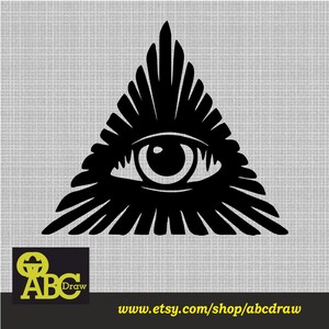Eye Design Laser Cut Svg Dxf Files Wall Sticker Engraving Decal ...