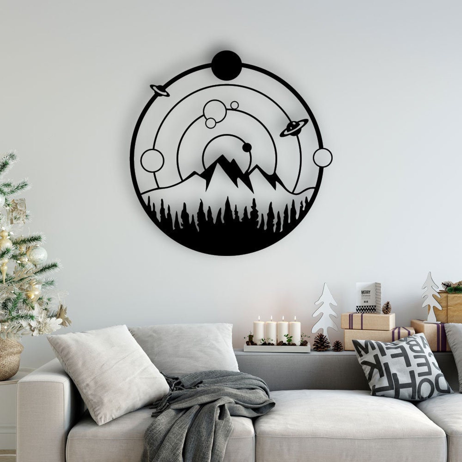 Space Design Laser Cut Svg Dxf Files Wall Sticker Engraving - Etsy Canada