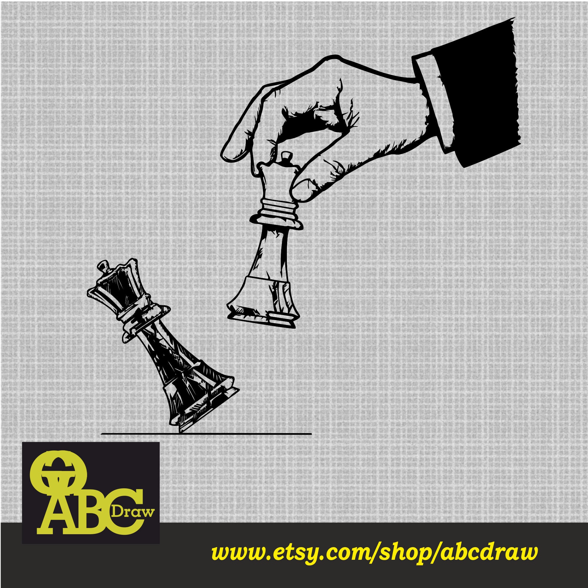 Chess Design Laser Cut Svg Dxf Files Wall Sticker Engraving - Etsy Canada