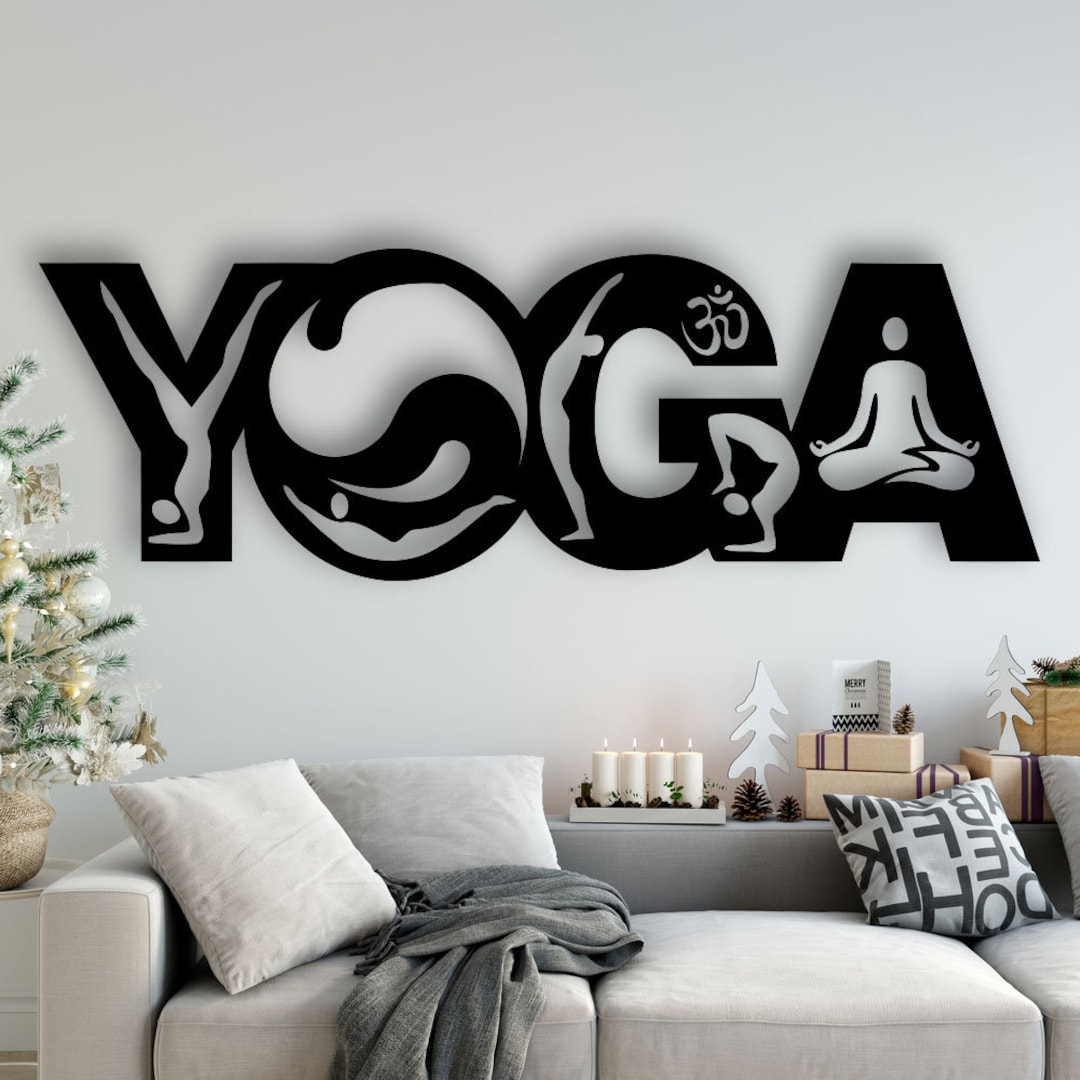 Yoga Design Laser Cut Svg Dxf Files Wall Sticker Engraving Decal ...