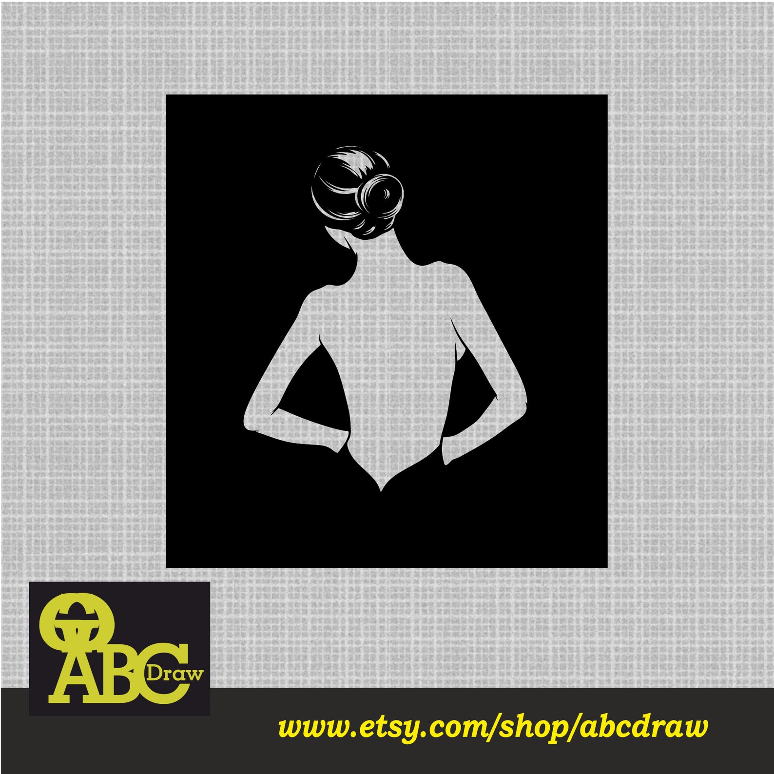 Woman Body Design Laser Cut Svg Dxf Files Wall Sticker - Etsy