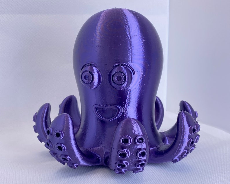 Cute Cartoon Octopus STL File download - Etsy