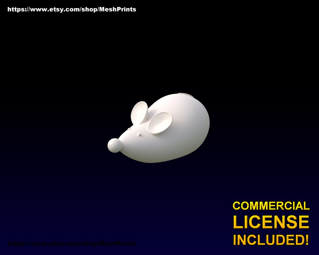 Little Mouse STL File download - Etsy