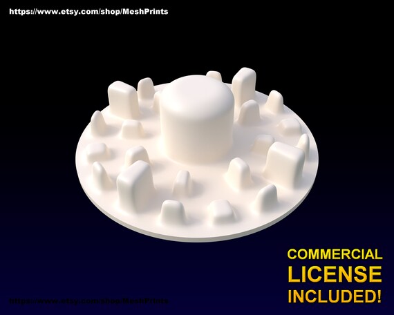 Bumps Slow Feeder Insert STL File download - Etsy