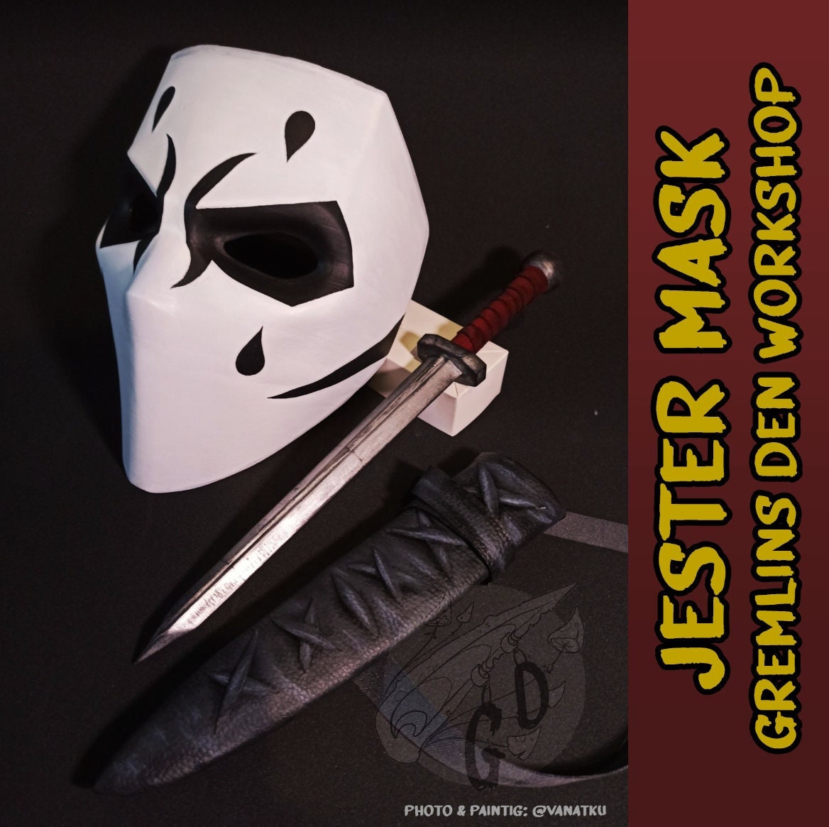 Jester Mask STL File for 3D Printing - Etsy Australia