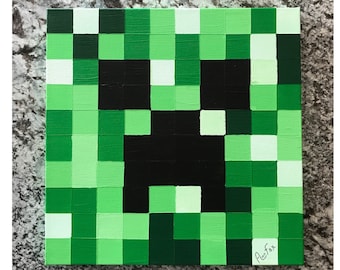 Creeper Painting | Etsy