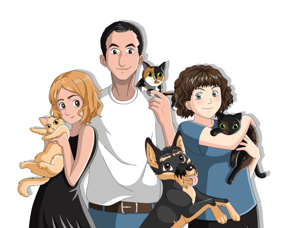 Custom Anime Character Manga Character Cosplay Portrait - Etsy