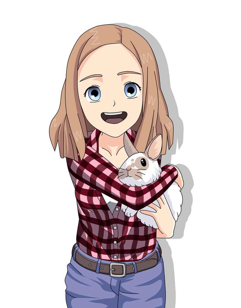 Custom Anime Character Manga Character Cosplay Portrait - Etsy