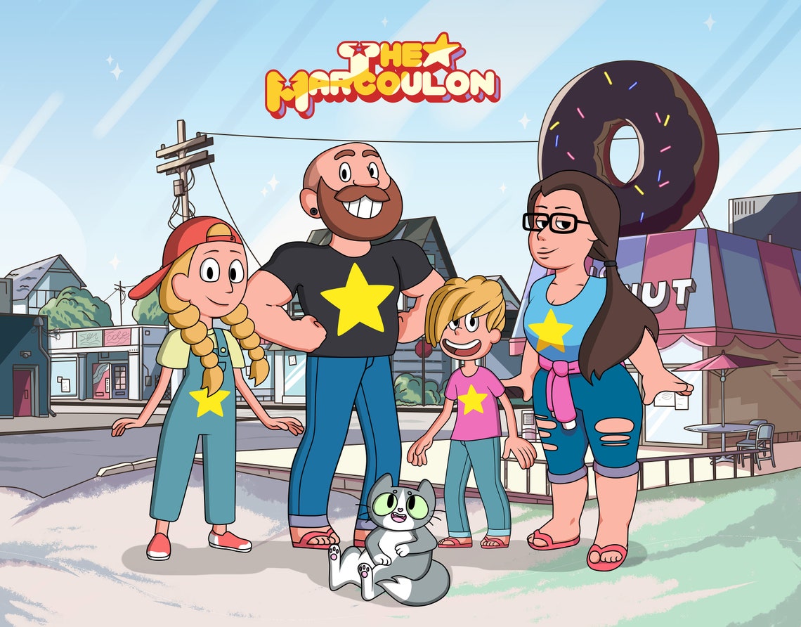 Mother's Day Gift Personalized Digital Portrait - Etsy