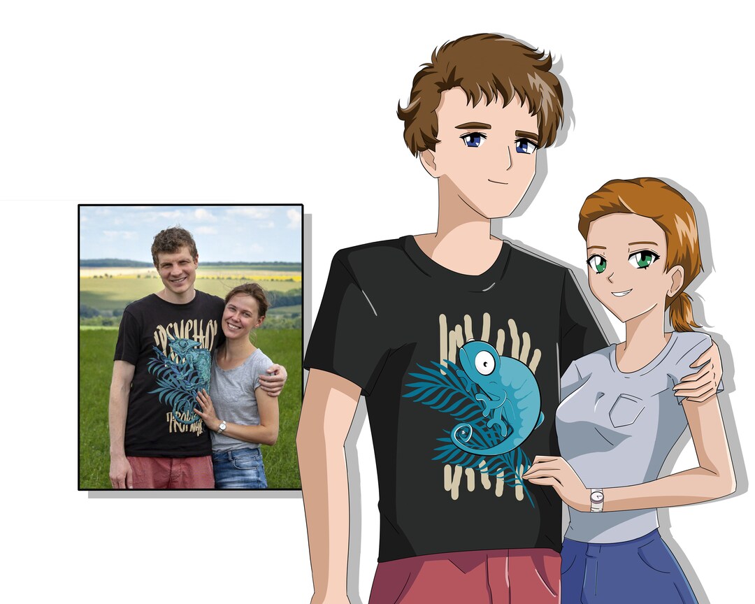 Custom Anime Style, Manga Character, Cosplay Portrait, Gift for Anime ...