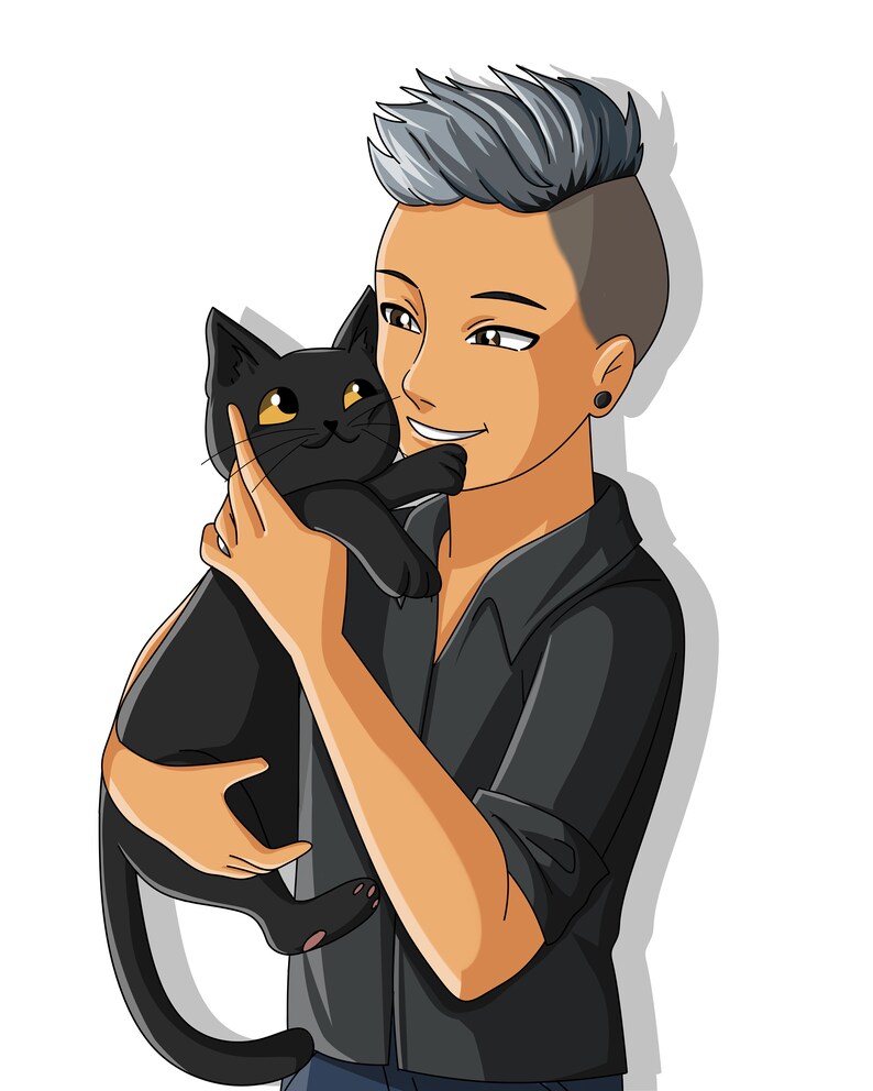 Custom Anime Character Manga Character Cosplay Portrait - Etsy