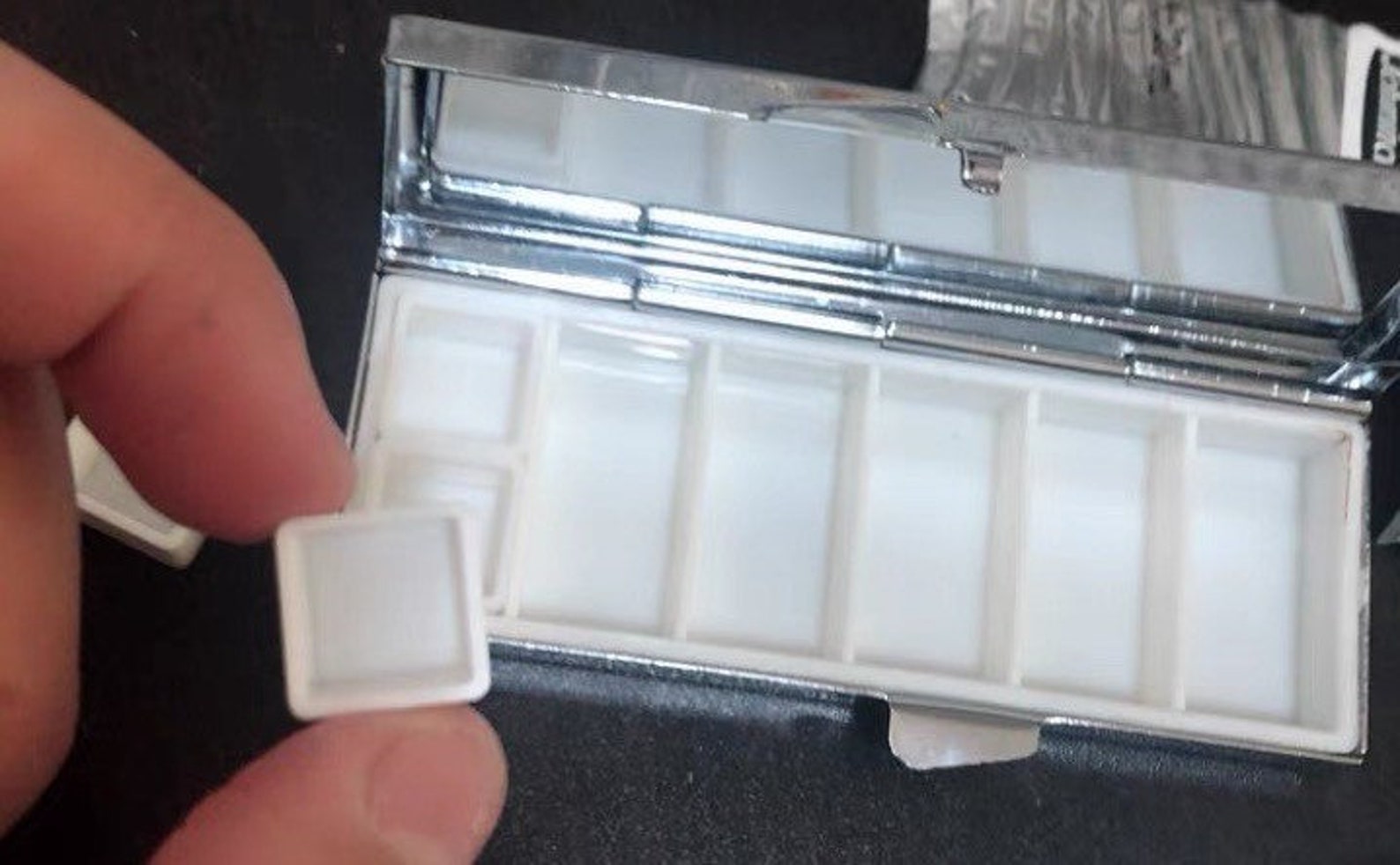 Mini Paint Case Painting Palette Tin Box Mirror Effect - Etsy UK