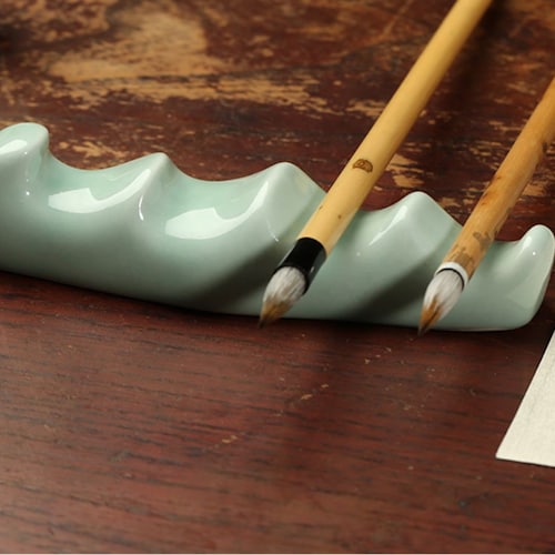 Ceramic Calligraphy Artist Painting Writing Brush Rest Holder - Etsy