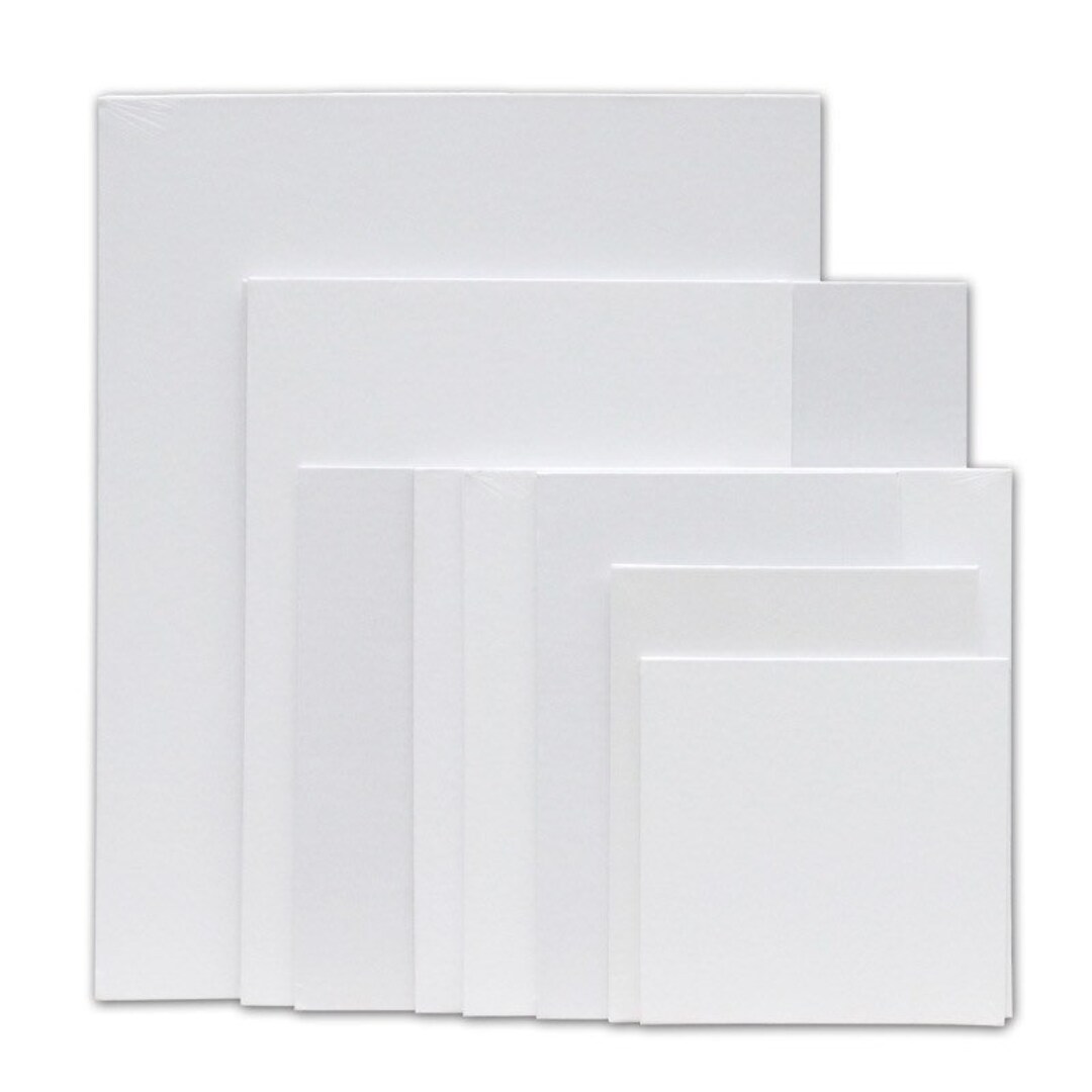 Fine Cotton Canvas Panel 3mm Thick for Oil Acrylic Painting 10-pack - Etsy