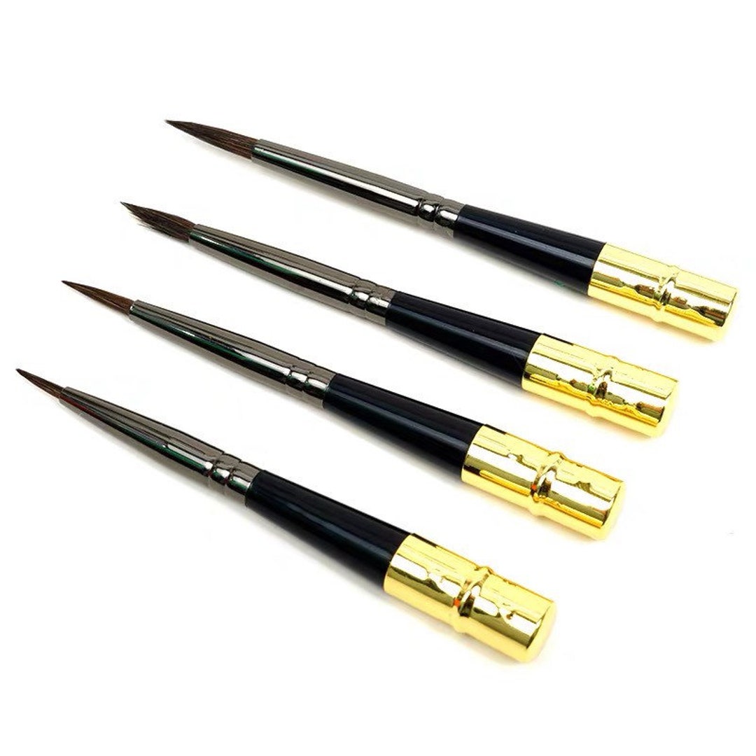 Travel Pocket Paintbrush Short Brushes Watercolour Detachable Handle - Etsy