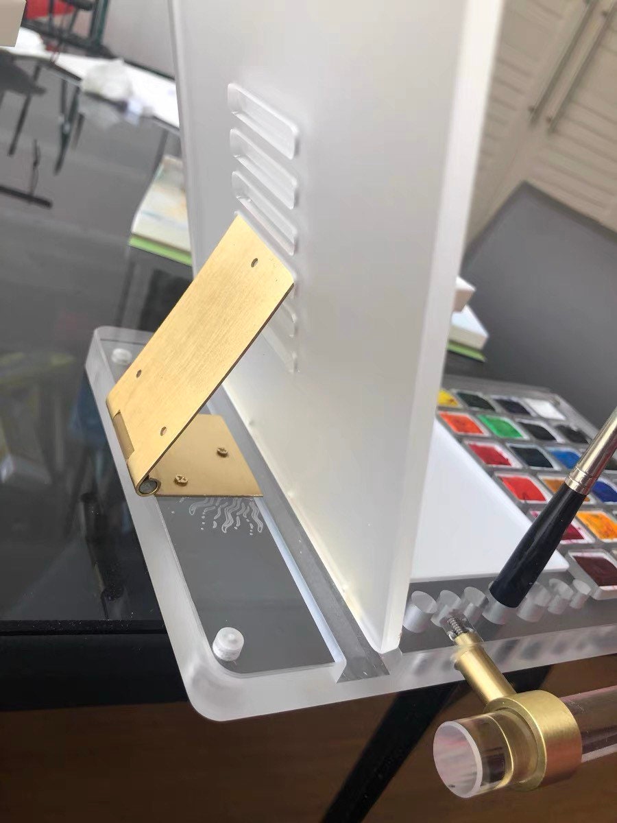 Compact Travel Paint Easel Box Carry Case Portable Watercolour - Etsy