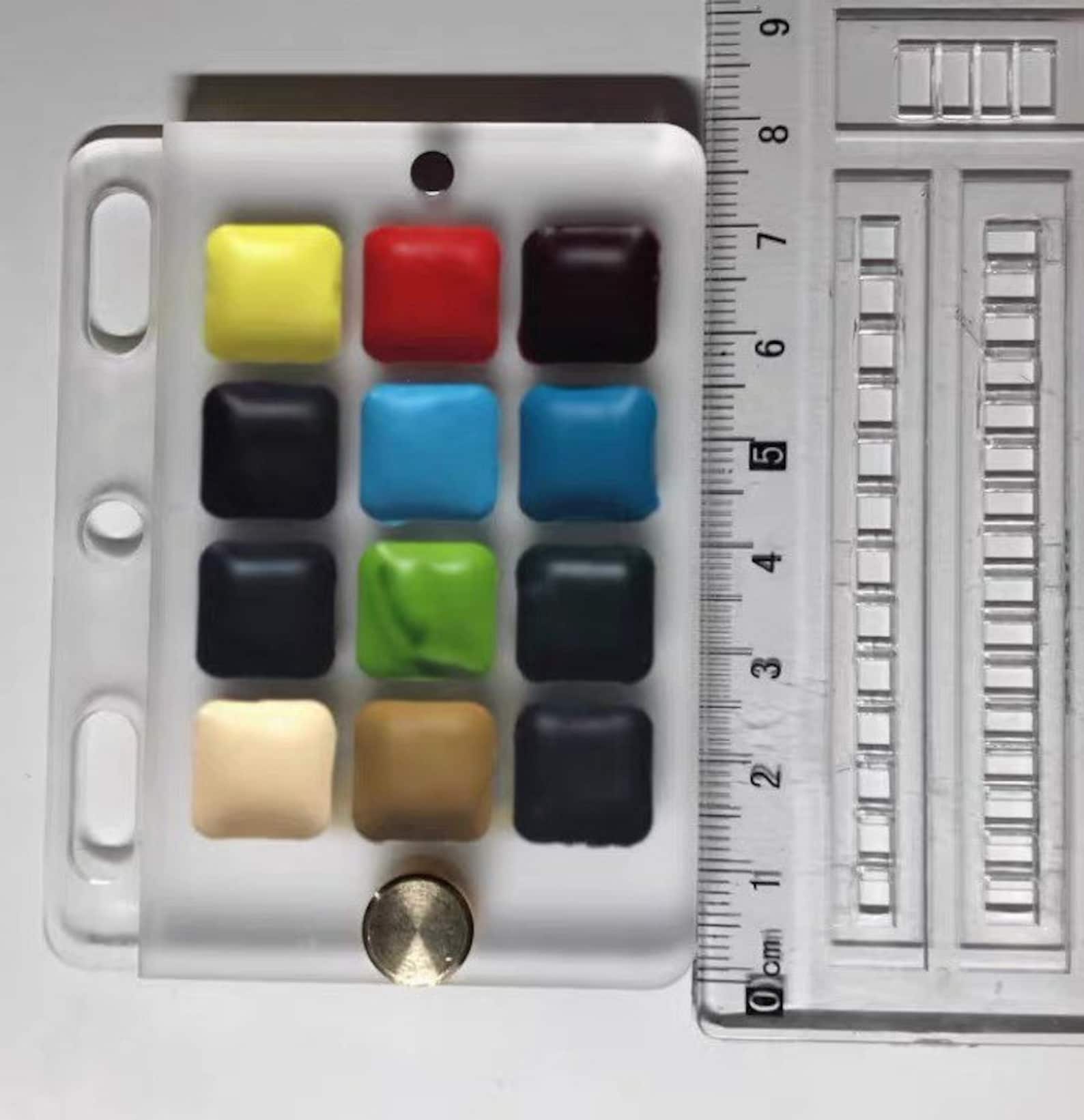 Mini Acrylic Paint Case Painting Palette With Magnetic Lid ...