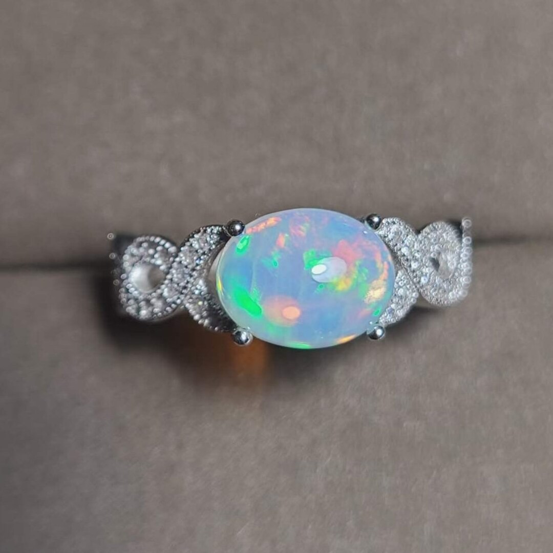 Gem Grade High Quality Natural Ethiopian Opal Ring S925 - Etsy