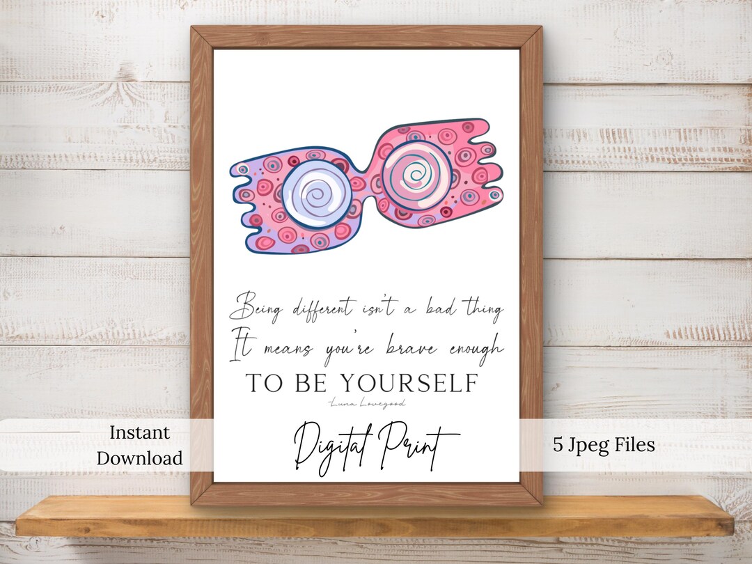 Being Different Means Brave Enough to Be Yourself Wizard Potter ...