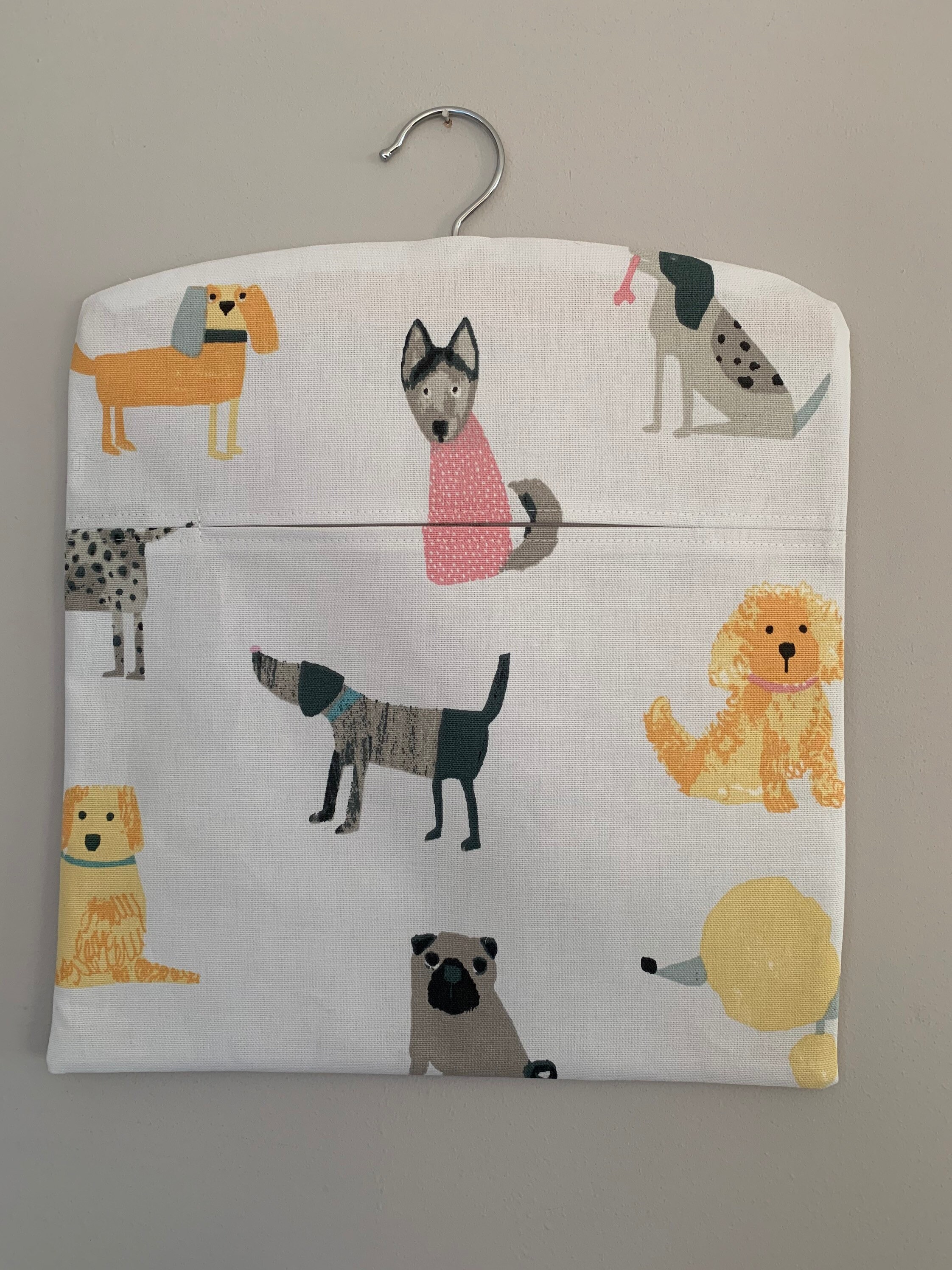 Handmade Dog Peg Bag in 100% Cotton woof Design. Peg Bag on - Etsy UK