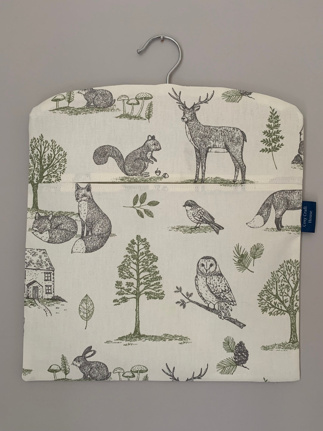 Peg Bag in New Forest Print in 100% Cotton - Etsy