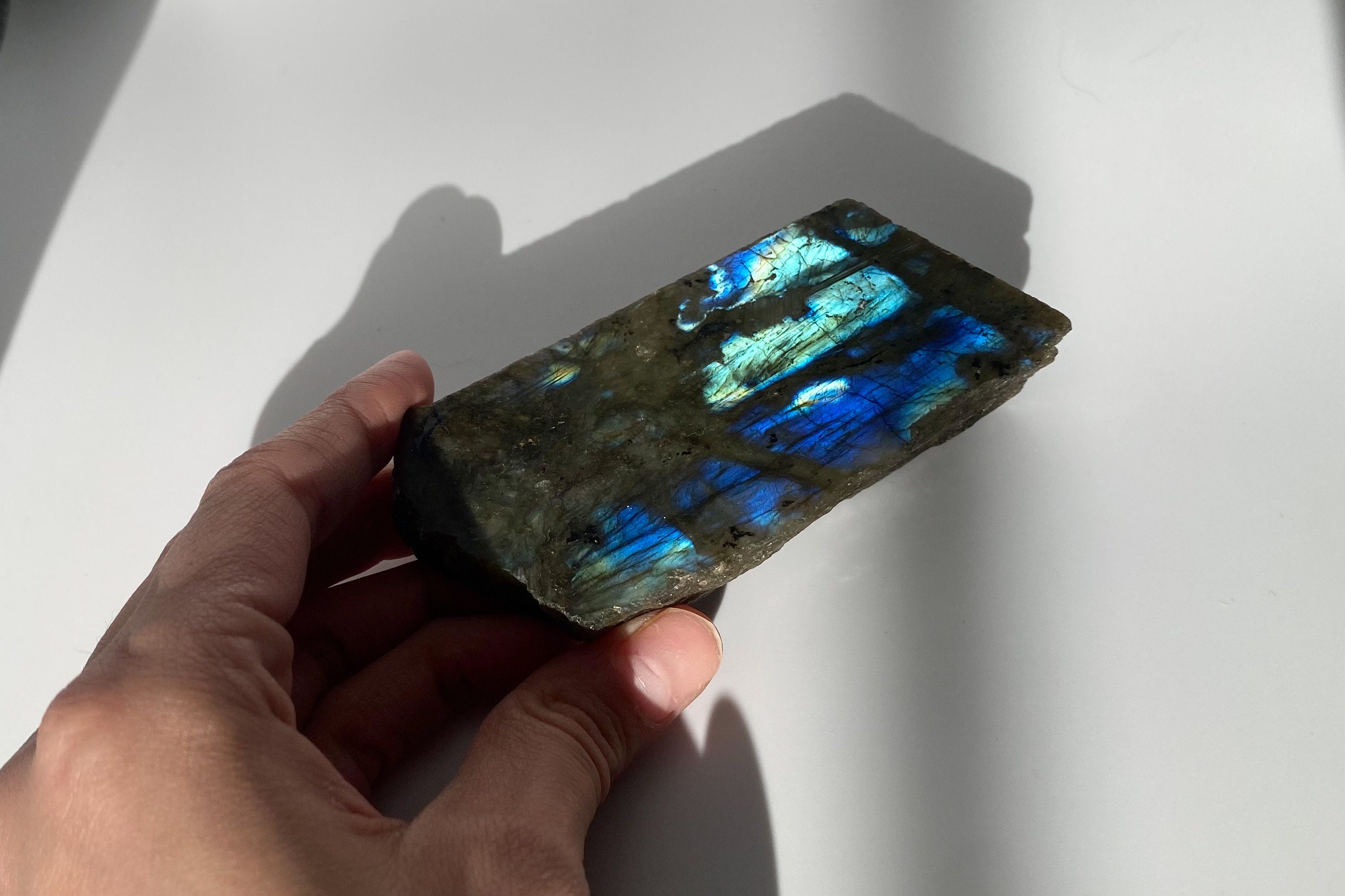 Natural Labradorite Slab raw Labradorite Free Shape Rough Labradorite ...