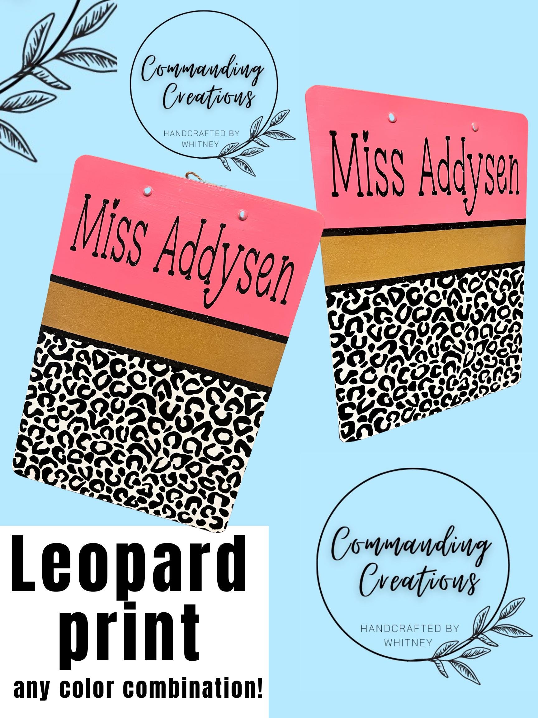Handpainted Clipboards Completely Customizable Many Styles Teacher Gift ...