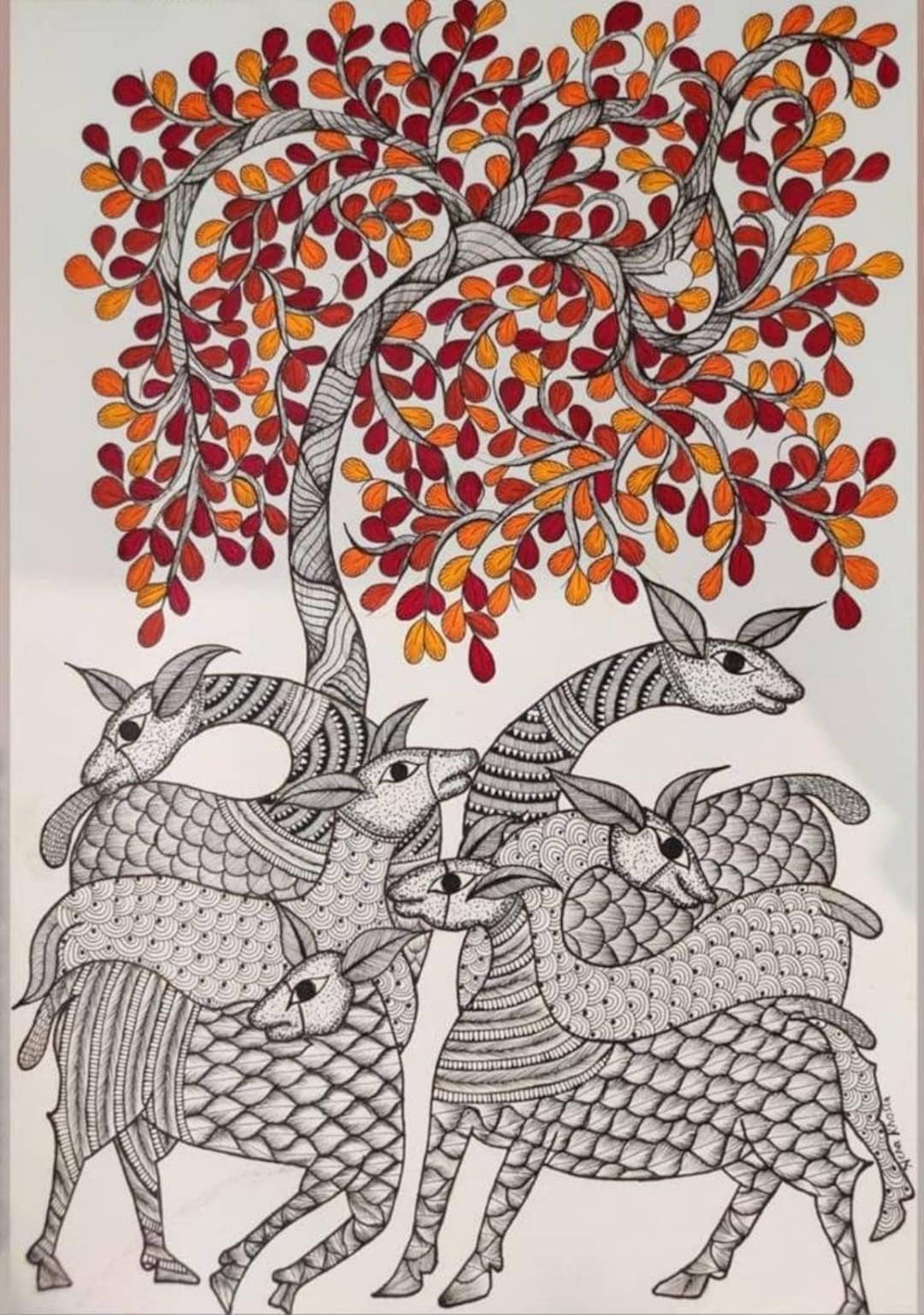 Traditional Gond Art Etsy