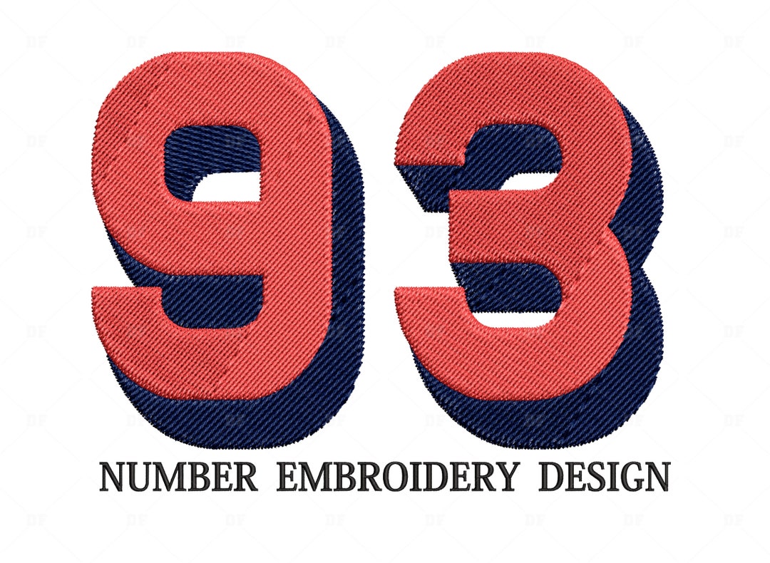 Number Embroidery Designs, Sport Number Embroidery Designs, Sport ...