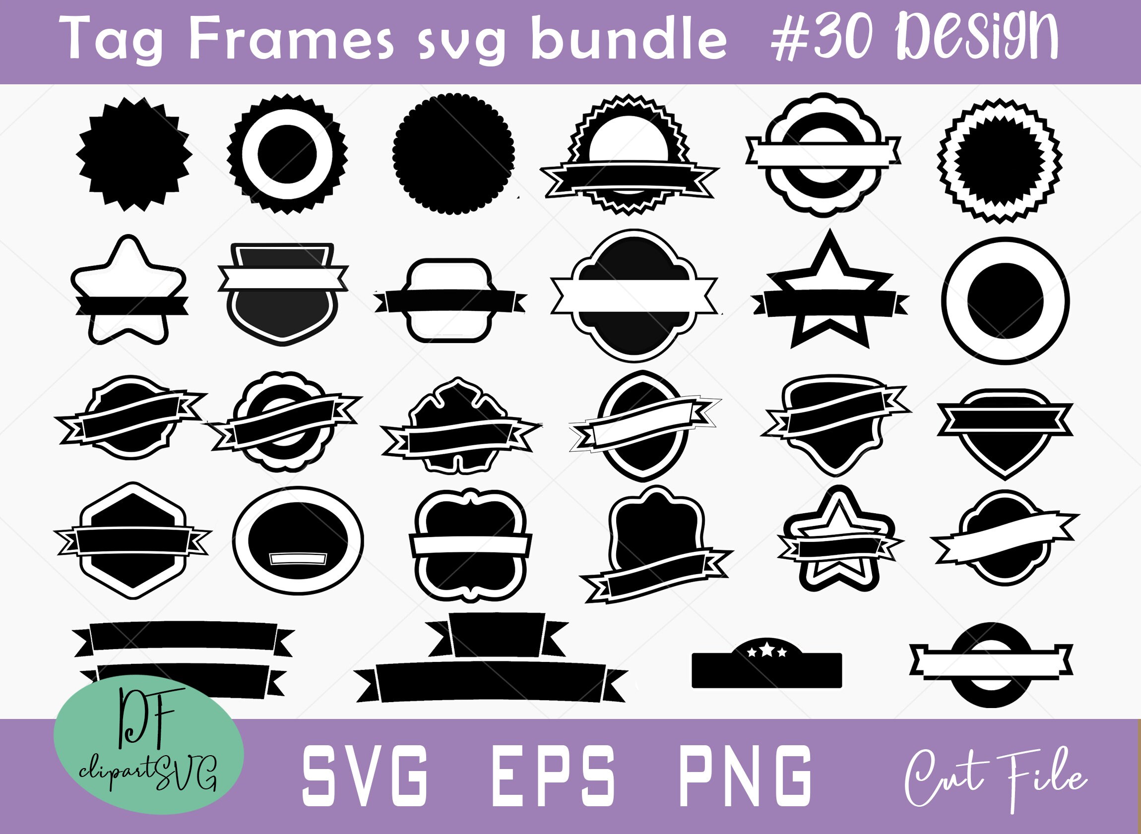 Tag Svg Bundle Frames SVG Tags SVG Label SVG Shapes Svg - Etsy UK