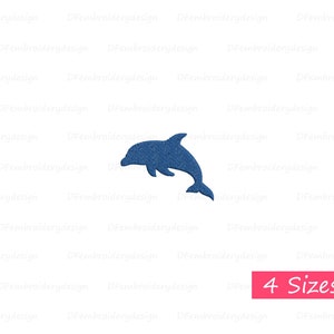 Mini Dolphin Embroidery Designs: Sea Animal Pattern (digital Download ...