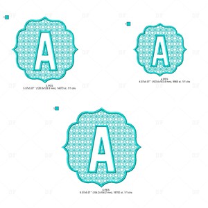 Font Embossed Embroidery Design, Monogram Alphabet Machine Embroidery ...