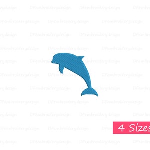 Mini Dolphin Embroidery Designs: Sea Animal Pattern (digital Download ...