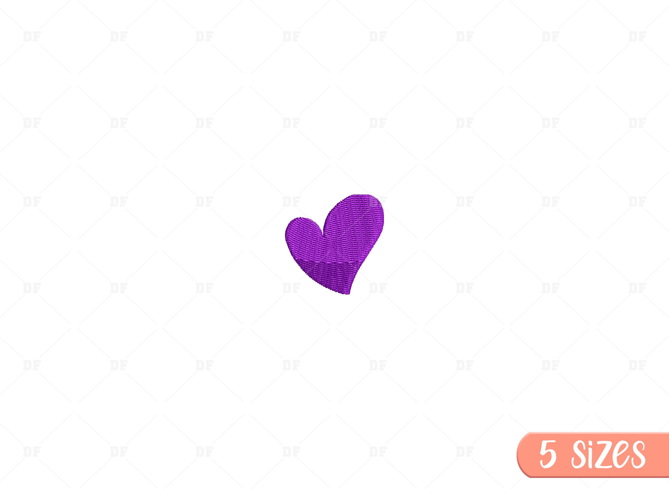 Mini Heart Embroidery Design Heart Embroidery Design Bundle - Etsy