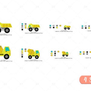 Mini Construction Embroidery Design, Construction Embroidery Design ...