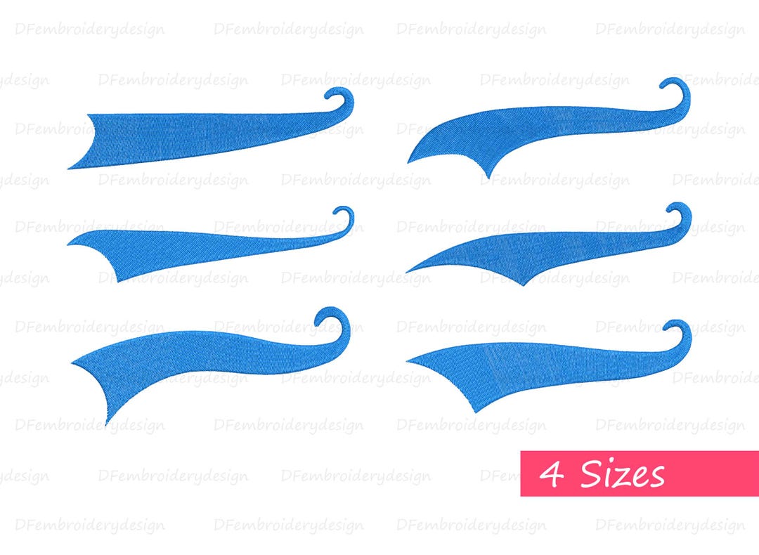 Baseball Font Tail Embroidery Design: Varsity Swash (5 Sizes) - Etsy